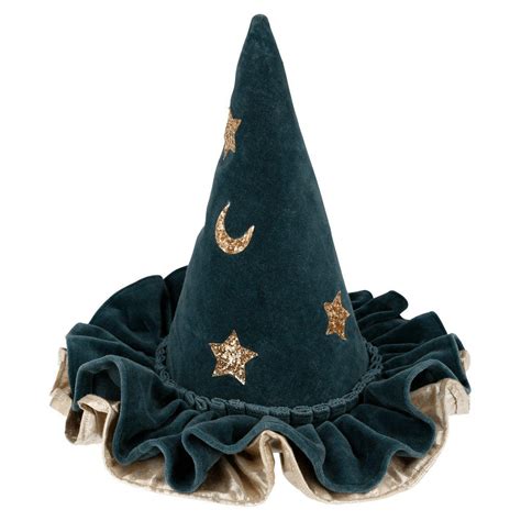 Pointed Blue Hat Blue Hat Witch Hat Girls Accessories