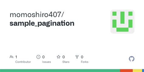 Github Momoshiro407samplepagination