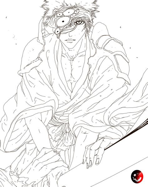 The God Lineart By Hollowcn On Deviantart