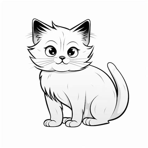 Premium Ai Image Birman Cute Kawaii Cute Angel Cute Coloring Book