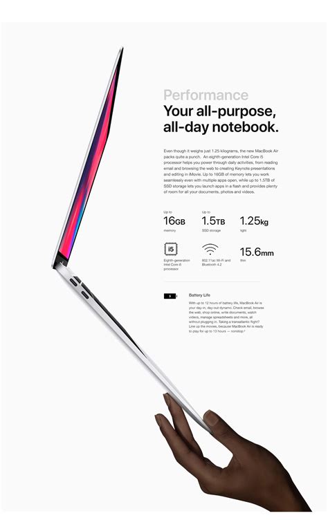 Apple Macbook Air Inch Previous Model Gb Ram Gb Storage Ghz Intel Core I