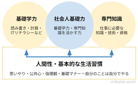 【図解】社会人基礎力とエンプロイアビリティの違いとは？ 社会人のミカタ 社会人基礎力の鍛え方講座