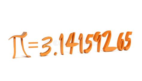 Pi Number With His Value Stock Illustration Illustration Of Constant 44791616