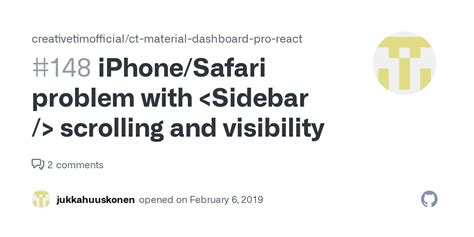 Iphone Safari Problem With Scrolling And Visibility · Issue 148 · Creativetimofficial Ct