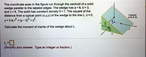 Solved The Coordinate Axes In The Figure Run Through The Centroid Of A
