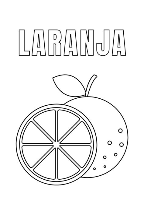 Desenho Para Colorir De Frutas
