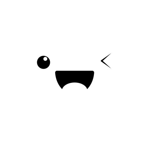 Wink Face Vector Icon Illustration 23019927 Vector Art At Vecteezy