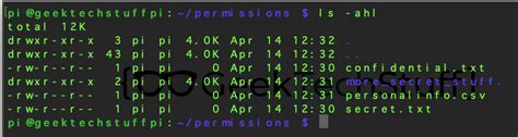 Changing Permissions Via Chmod Linux GeekTechStuff