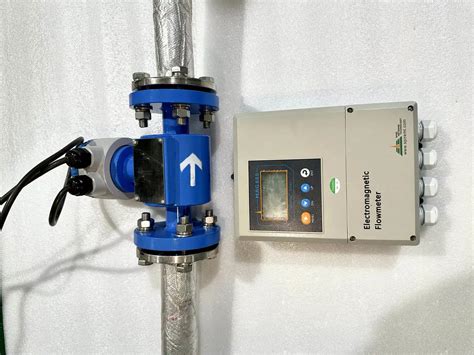 Electromagnetic Flowmeter Magnetic Transmitter Flange Sensor Rubber Ptfe Liner Corrosive Liquid