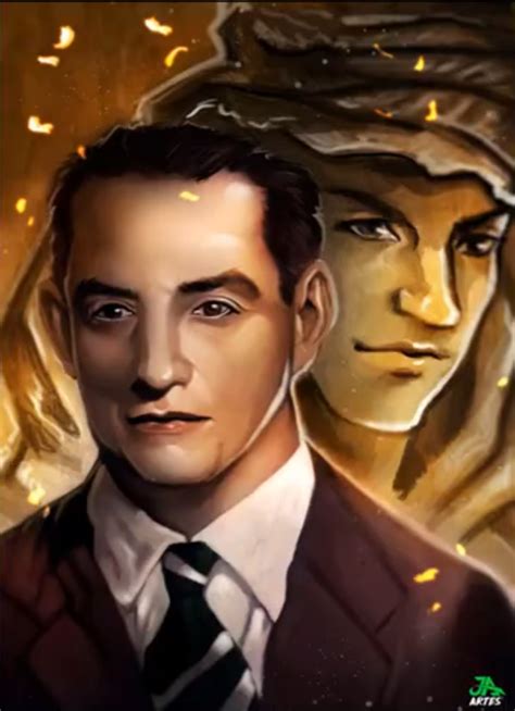 Ilustração De Malba Tahan Do Artista João Alberto Malba Tahan