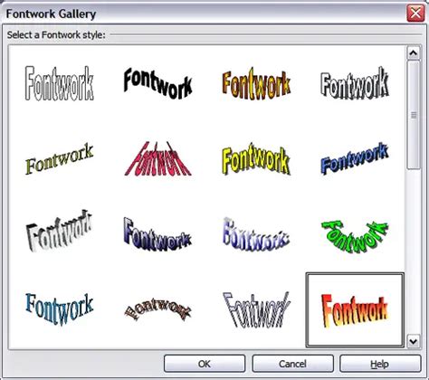 Openoffice 3x Getting Started Guide What Is Fontwork