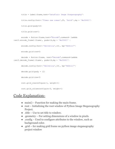 Ppt Python Image Steganography Learn How To Hide Data In Images Powerpoint Presentation Id
