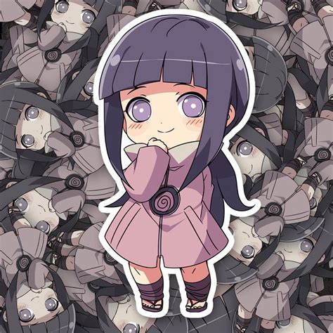 Chibi Hinata Sticker Fast And Free Shipping In 2024 Chibi Anime