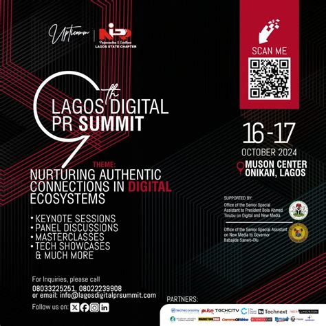 9th Lagos Digital PR Summit Unveils Star Studded Faculty