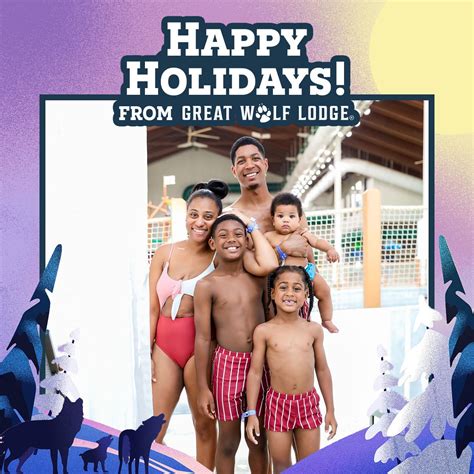 Great Wolf Lodge Holiday Card Printables