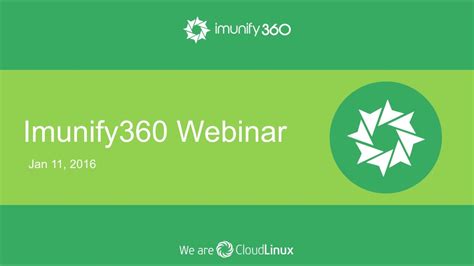 Keeping Your Web Servers Safe With Imunify360 Part 1 Youtube