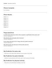 Predicting Pulse Rate Changes A Babe S Lab Analysis Course Hero
