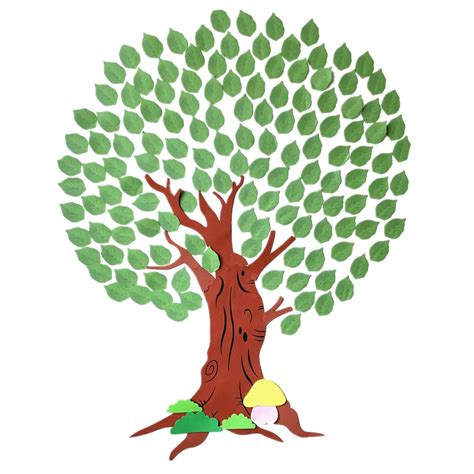 Wish Tree Wall Primary Babe Classroom Environmental Decoration Foam Big Trunk Three