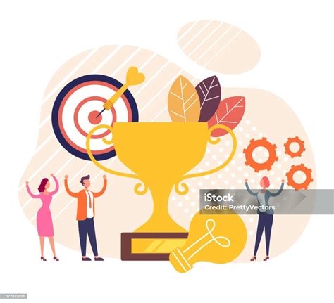 성공적인 완료 작업 프로젝트 시작 벡터 플랫 만화 그래픽 디자인 일러스트 1위에 대한 스톡 벡터 아트 및 기타 이미지 1위