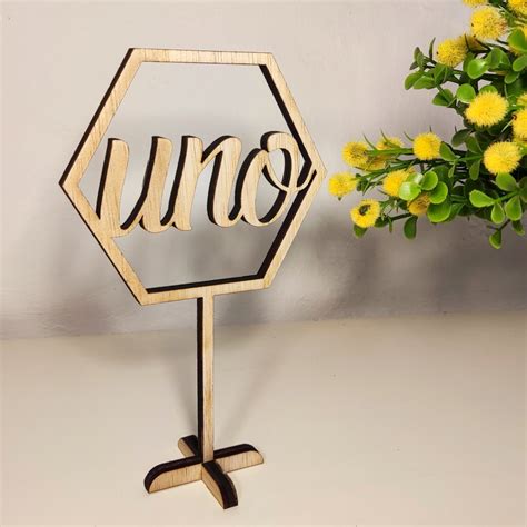 Centro De Mesa “hexagonal”