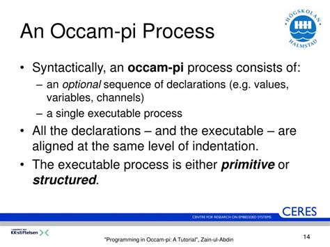 Ppt Programming In Occam Pi A Tutorial Powerpoint Presentation Free Download Id6975282