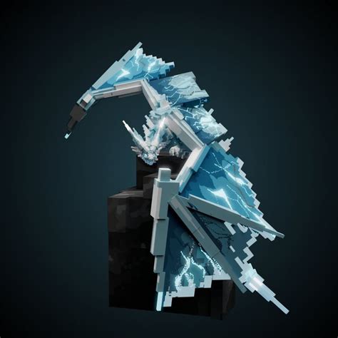Abstract Sculpture In Minecraft Art Minecraft Art Minecraft Pictures