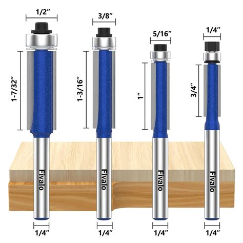 fivalo™ flush trim router bits set