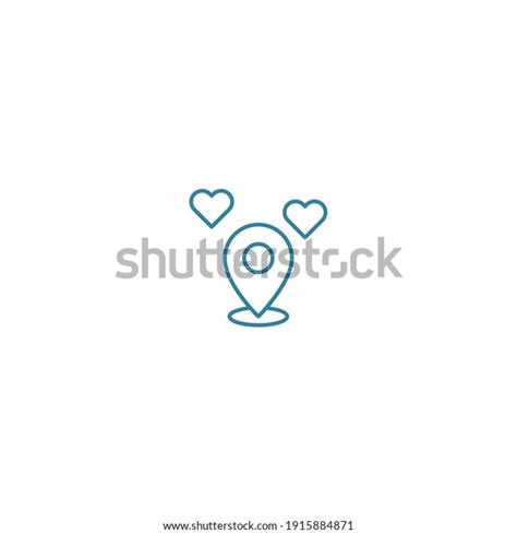 Vector Outline Line Route Map Symbol Stock Vector Royalty Free 1915884871 Shutterstock