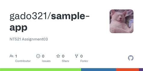 Github Gado Sample App Nt Assignment