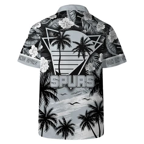 San Antonio Spurs Tropical Beach Sunset Hawaiian Shirt Teealoha