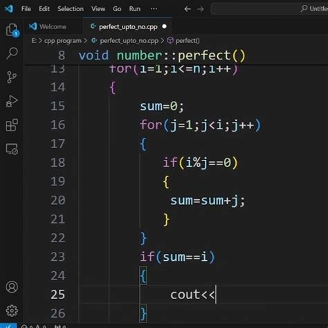 Print Perfect Numbers Up To Given Number Program Of C Language