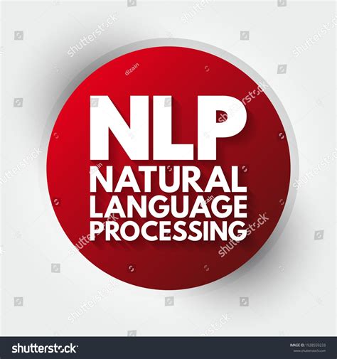 Nlp Natural Language Processing Subfield Linguistics Stock Vector Royalty Free