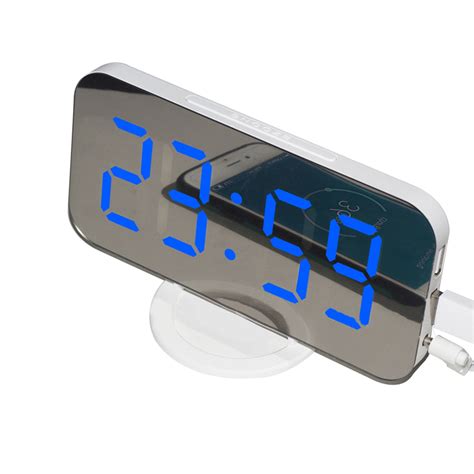 Pantalla Led Reloj Digital Reloj Despertador De Mesa Regulable