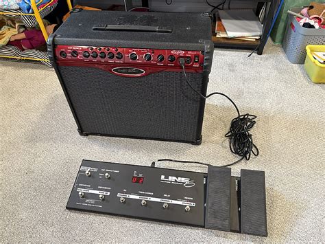 Line 6 Spider Amp And Foot Board Reverb