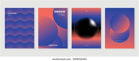 Modern Gradient Poster Background Vector Set Stock Vector Royalty Free 2469384103 Shutterstock
