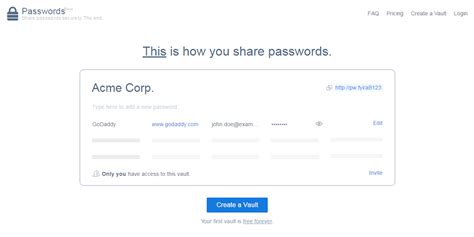 passwords share passwords securely the end product hunt