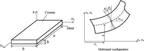 Functionally Graded Rectangular Micro Plate Configuration And Deformed