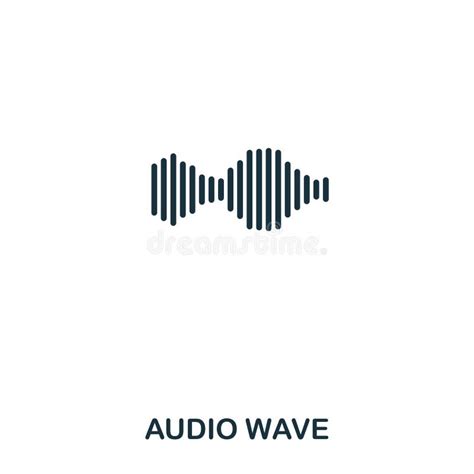Audio Wave Icon Set Four Elements In Diferent Styles From Audio