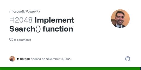 Implement Search Function Issue Microsoft Power Fx GitHub