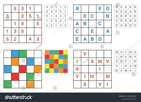 Iq Abstract Reasoning Questions Four Different Stock Vector Royalty