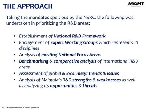 Getting R D Priority Areas Right PPT