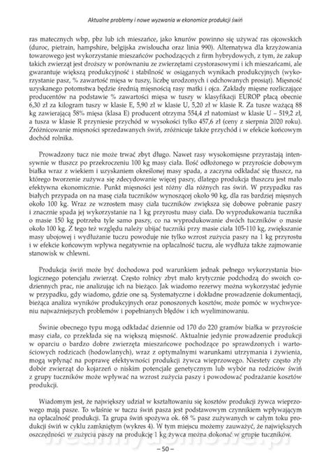 Podstawowe Zagadnienia W Zakresie Chowu I Hodowli Trzody Chlewnej