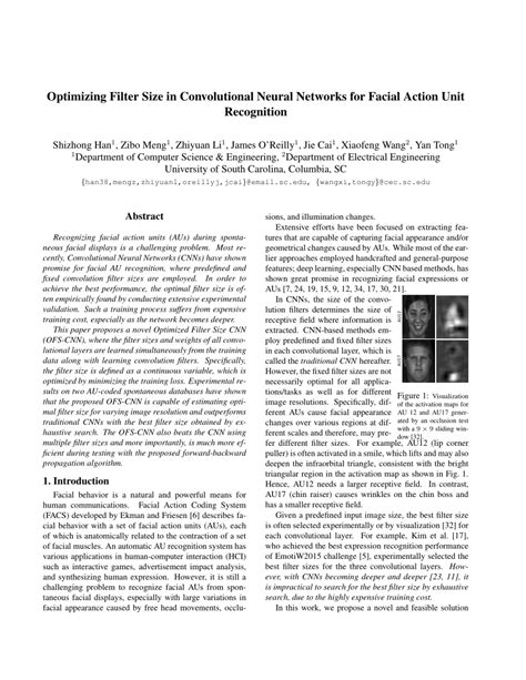 Pdf Optimizing Filter Size In Convolutional Neural Networks For