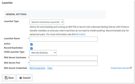 Secret Server Session Connector