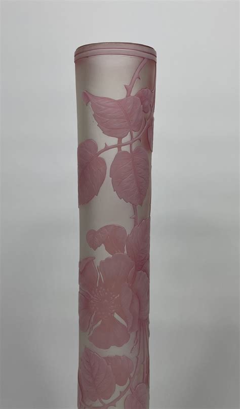Thomas Webb And Sons Cameo Glass Vase C 1880
