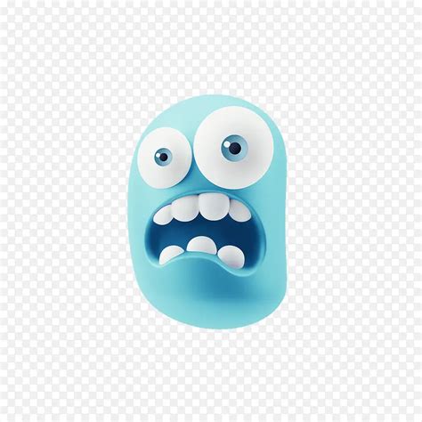 矢量蓝色吃惊蓝色卡通png图片素材下载图片编号qgkmjolq 免抠素材网