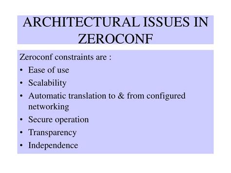 ppt zero configuration networking powerpoint presentation free