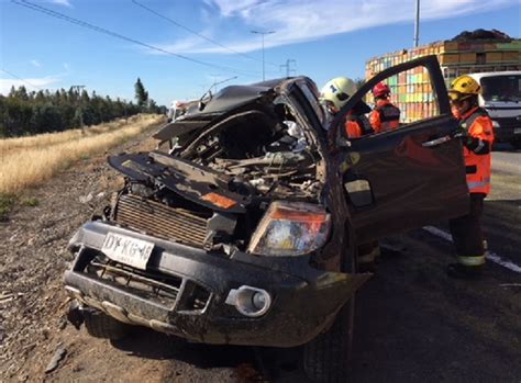Violenta colisión por alcance en Ruta Araucanía Noticias Temuco