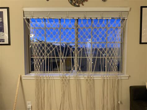 My Diy Macrame Backdrop For The Ceremony 30 And Less Than 2 Days Of