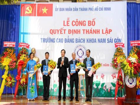 Cao đẳng Bách Khoa Nam Sài Gòn Nền Tảng Giáo Dục đa Ngành Cho Tương
